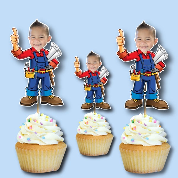 Handyman Cupcake Topper - Etsy