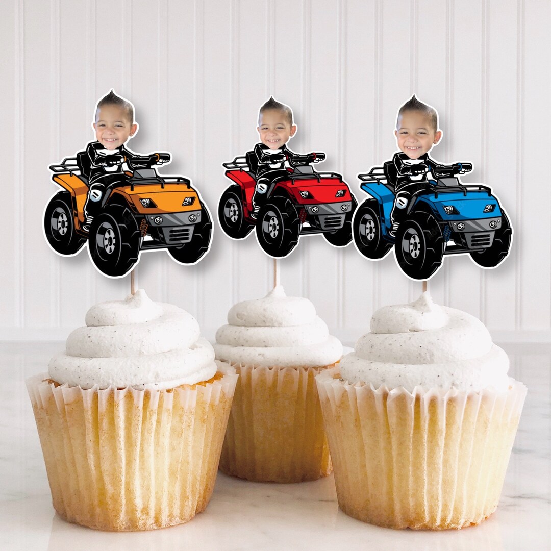 Quad Cupcake Toppers Custom Face - Etsy