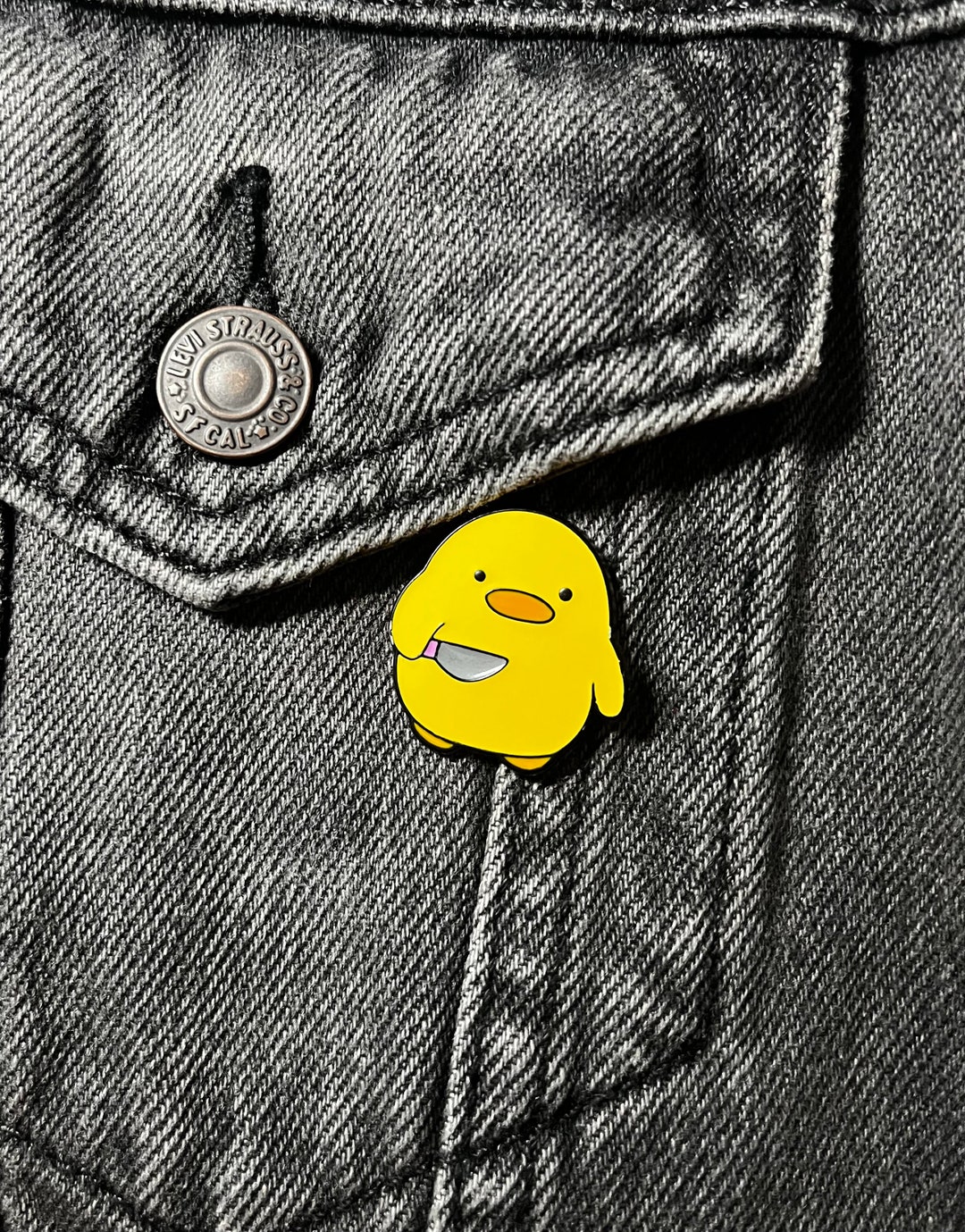 Duck Enamel Pin - Etsy