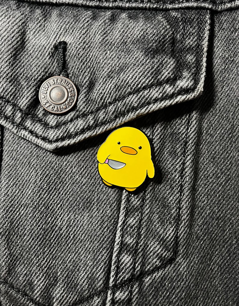 Duck Enamel Pin - Etsy
