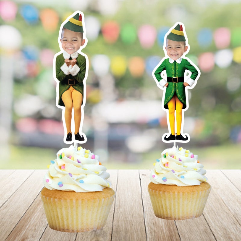 Elf Cupcake Topper - Etsy