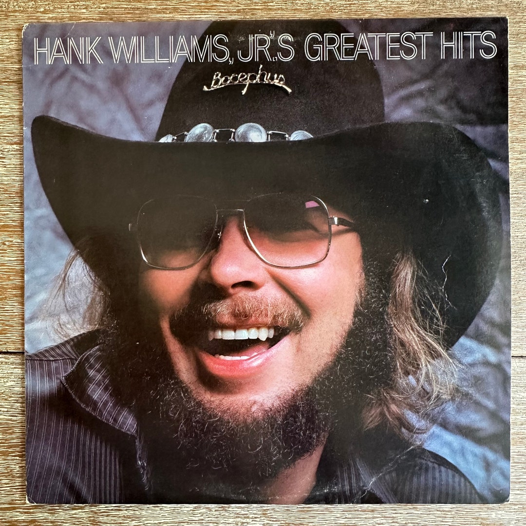 Hank Williams Jr’s Greatest Hits. Vintage 1982 Vinyl LP. FREE SHIPPING ...