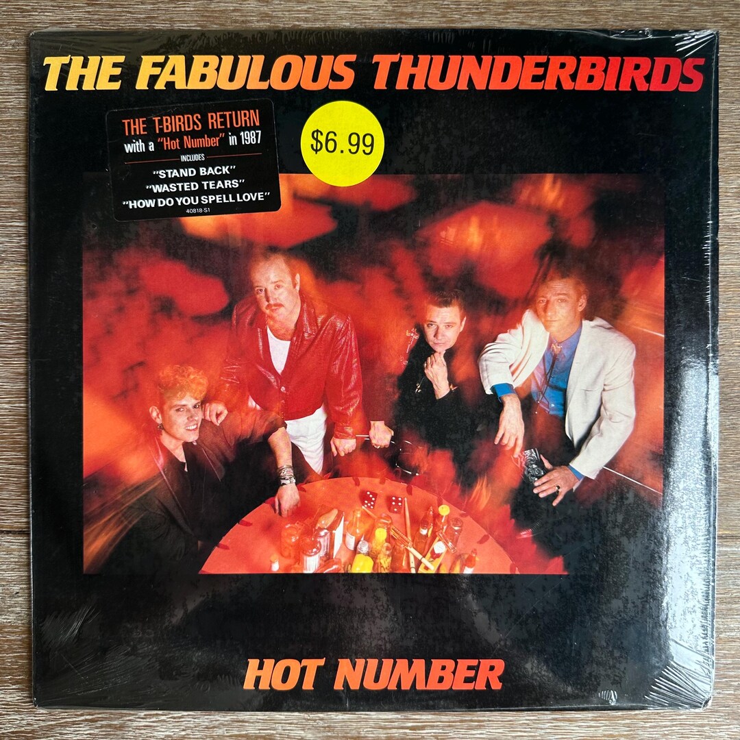 The Fabulous Thunderbirds / Hot Number. Sealed Vintage Blues Vinyl LP ...
