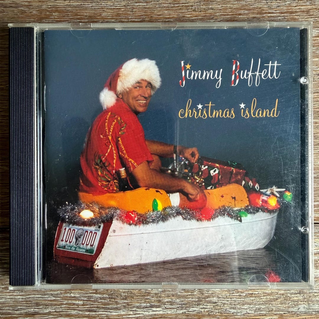 Jimmy Buffett / Christmas Island. Classic Holiday CD. FREE SHIPPING. - Etsy