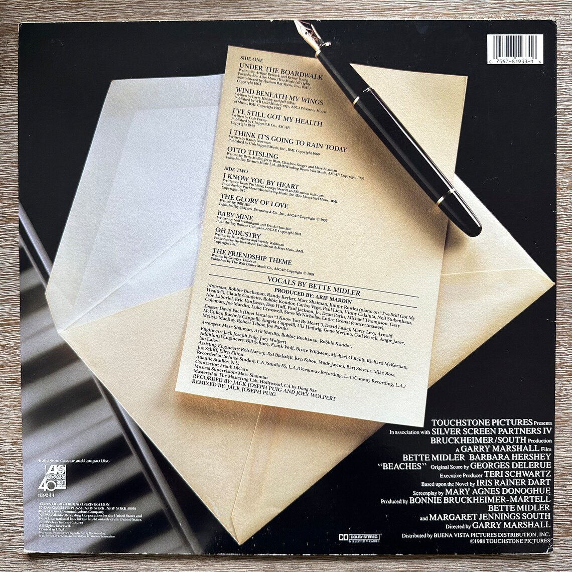 Bette Midler Beaches Original Soundtrack Recording. Classic - Etsy