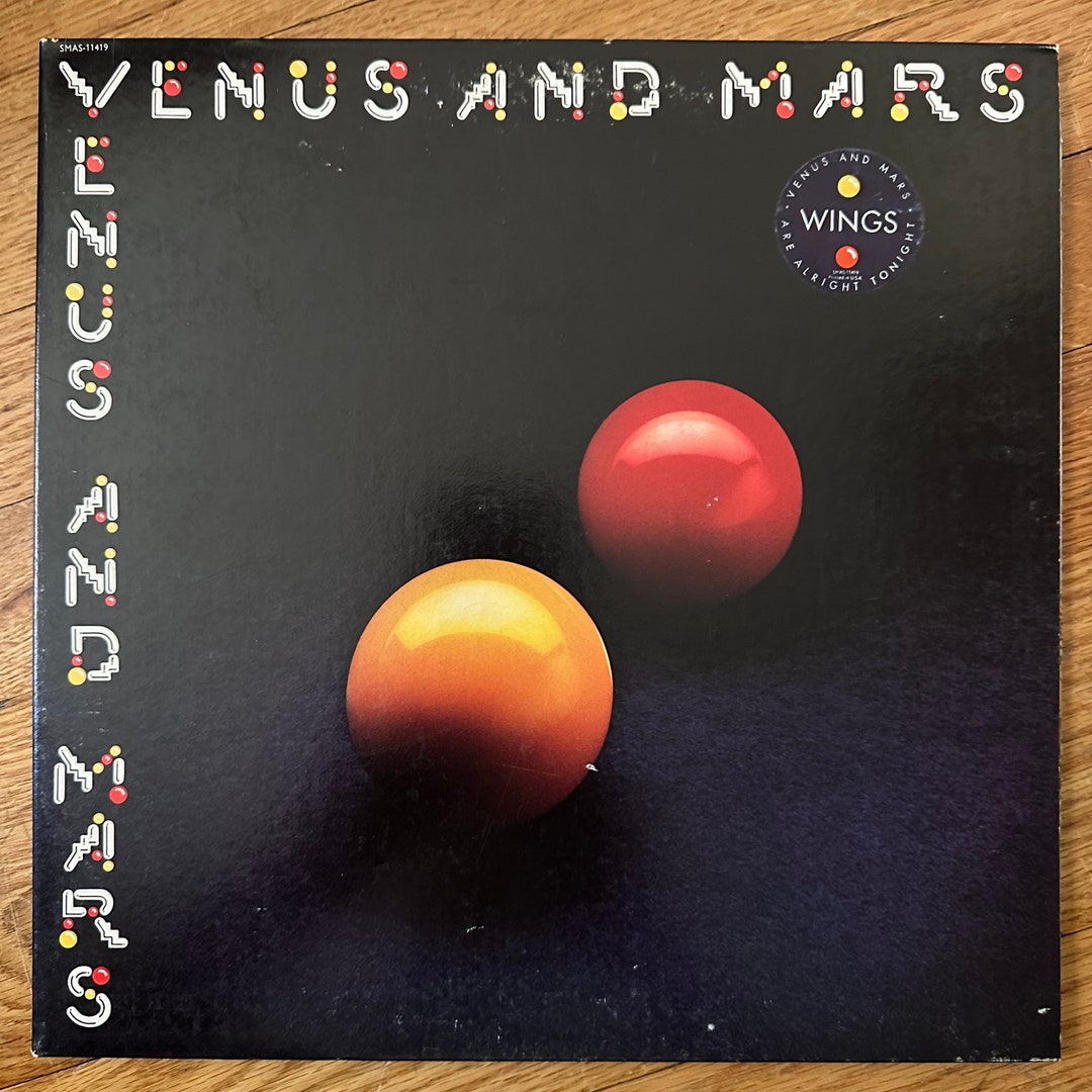 Wings / Venus and Mars. Classic 1975 Vinyl LP With Both Poster Insers ...