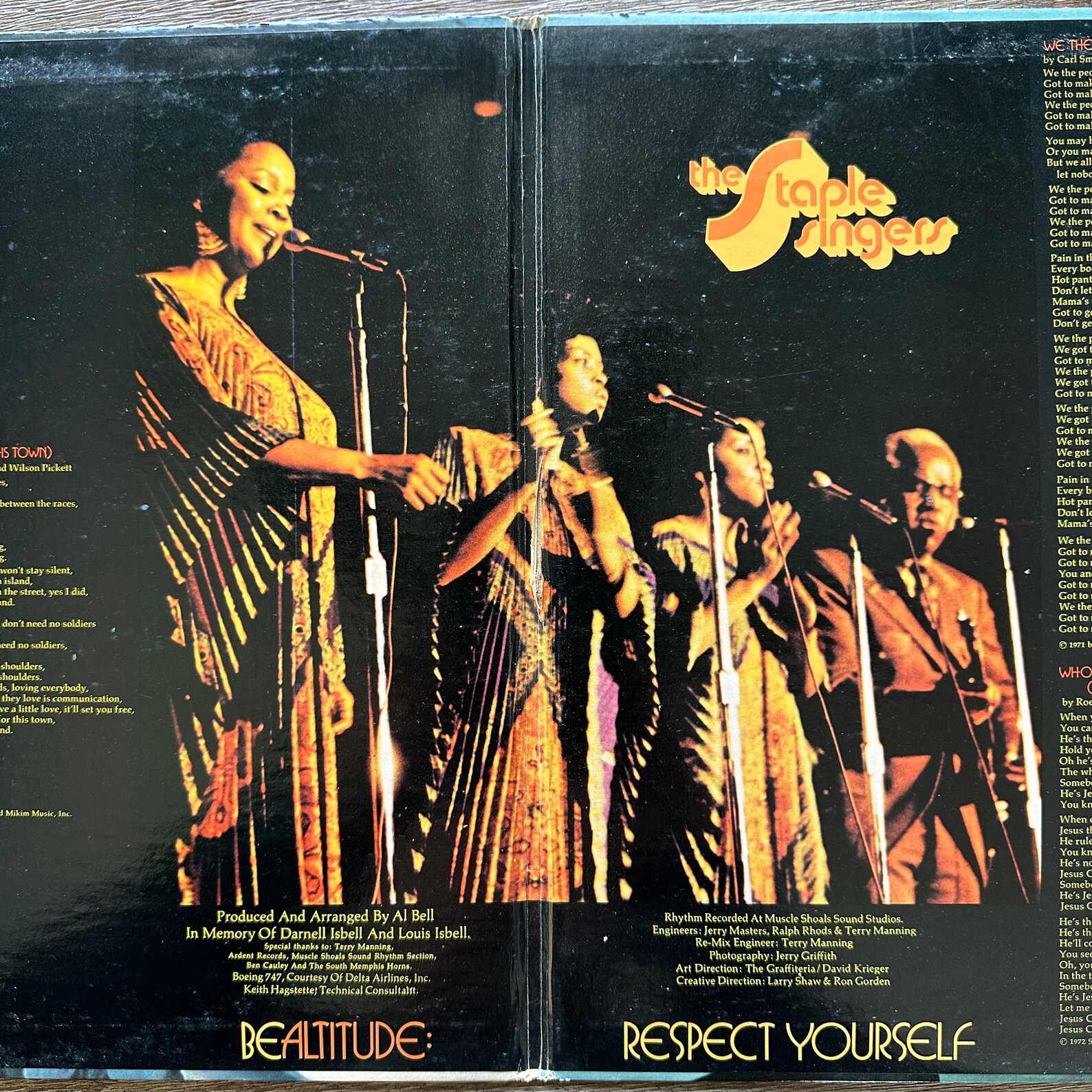 The Staple Singerz / Be Altitude: Respect Yourself. Vintage Vinyl LP ...