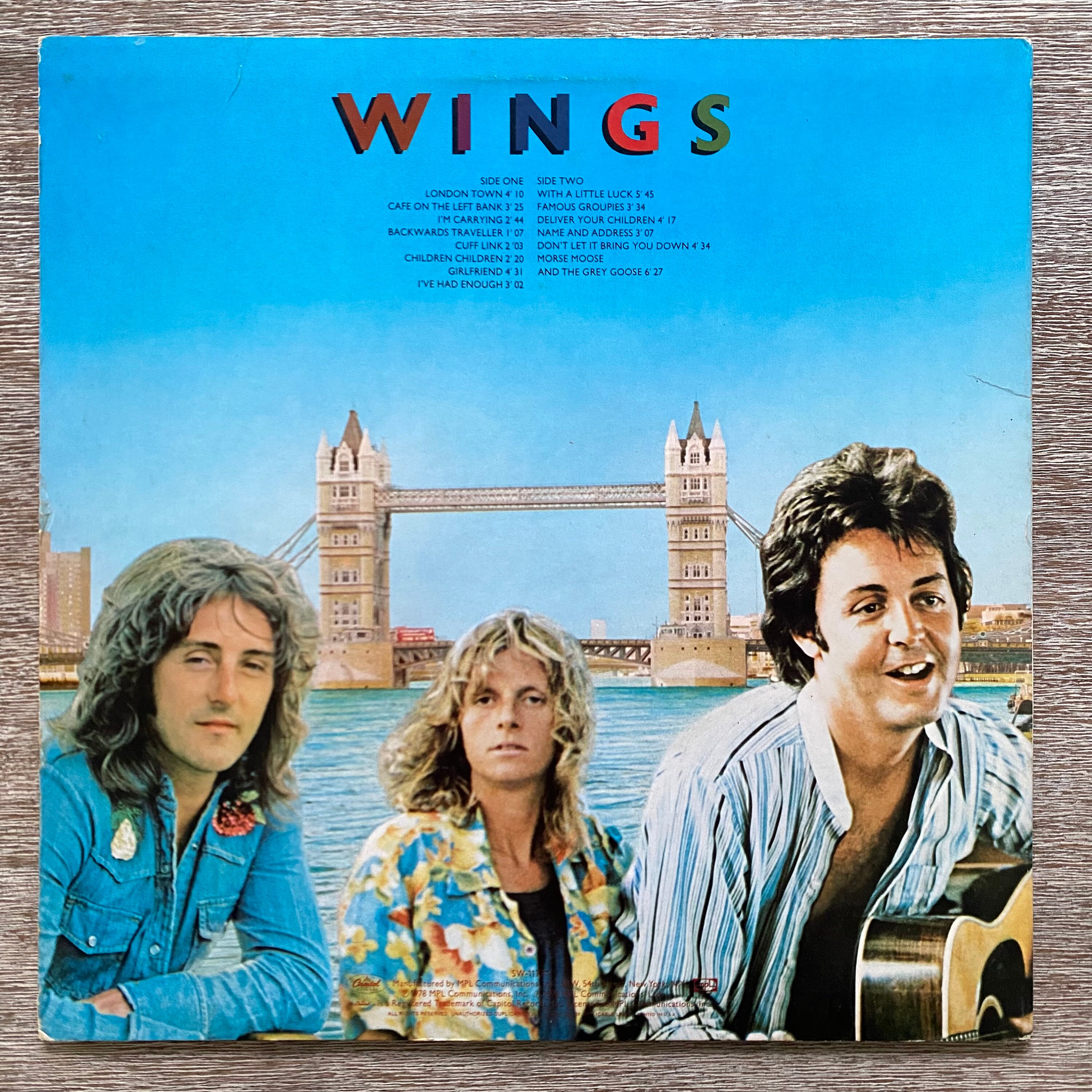 Paul Mccartney/wings - London Town. Classic 1978 Vinyl LP. FREE ...