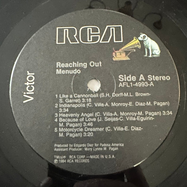 Menudo / Reachint Out. Classic 1984 Vinyl LP. FREE SHIPPING. - Etsy
