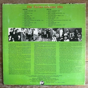 The Turtles Greatest Hits. Vintage Vinyl LP W/ happy Together, it Aint ...