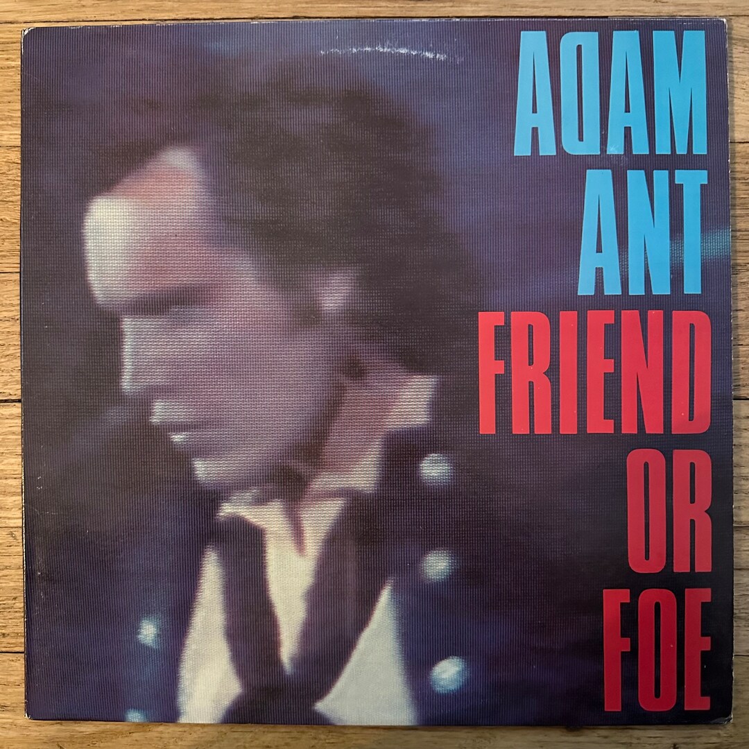 Adam Ant / Friend or Foe. Classic Vinyl LP. FREE SHIPPING! - Etsy