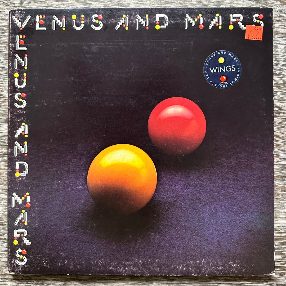 Wings / Venus and Mars. Classic 1974 Vinyl LP. FREE SHIPPING! - Etsy