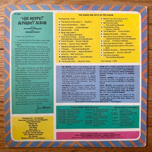 The Muppet Alphabet Album Starring Jim Henson’s Muppets From Sesame ...