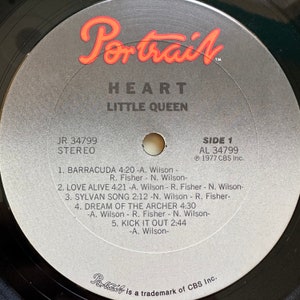 Heart / Little Queen. Classic 1977 Vinyl LP. FREE SHIPPING!! - Etsy