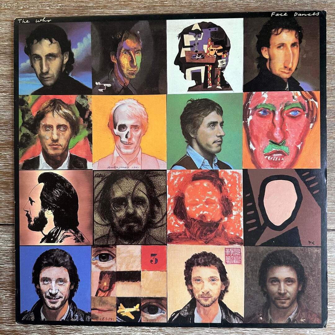 The Who / Face Dances. Vintage Vinyl LP & Poster. FREE SHIPPING. - Etsy