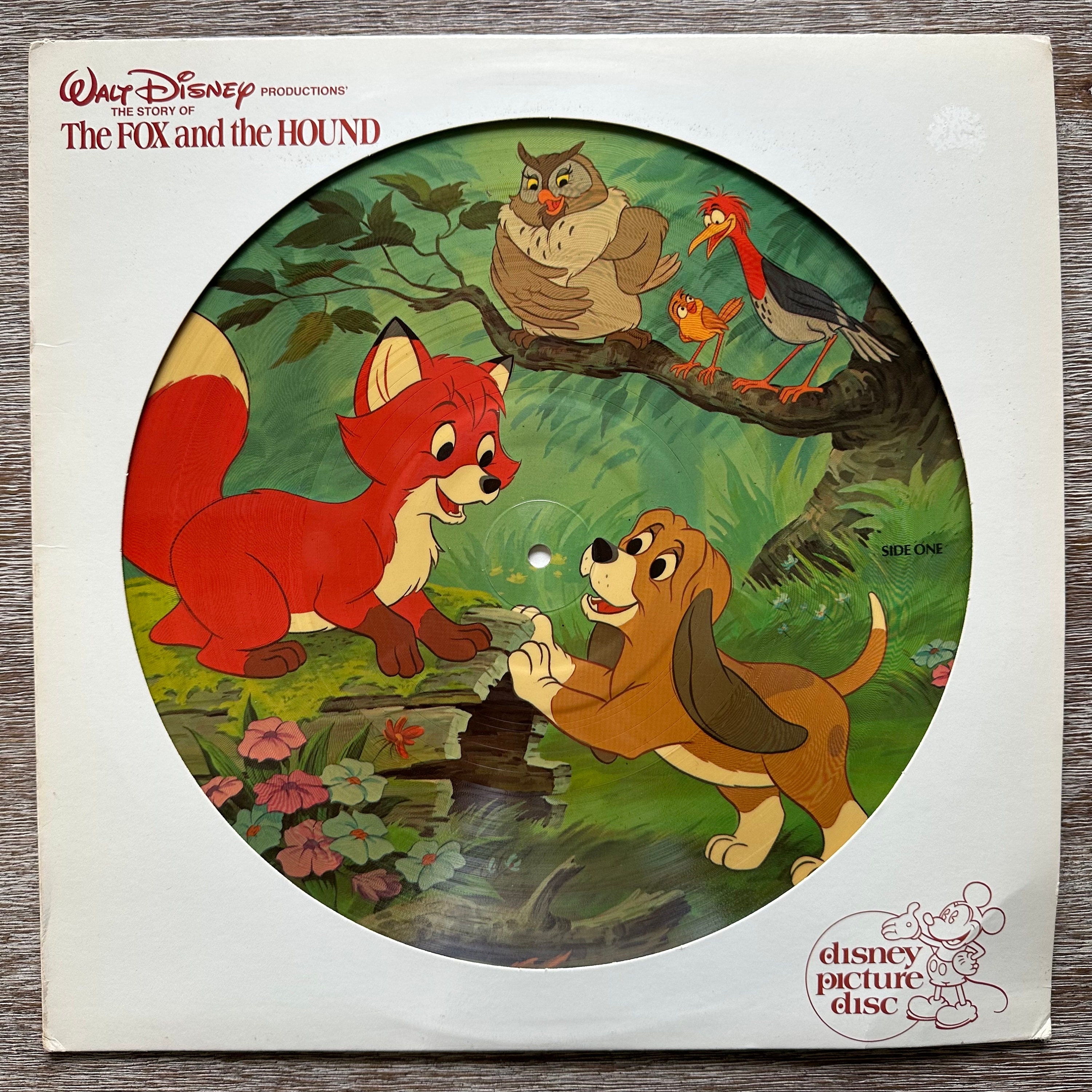 The Fox and the Hound. Rare 1981 Disney Picture Disc Vinyl LP. - Etsy