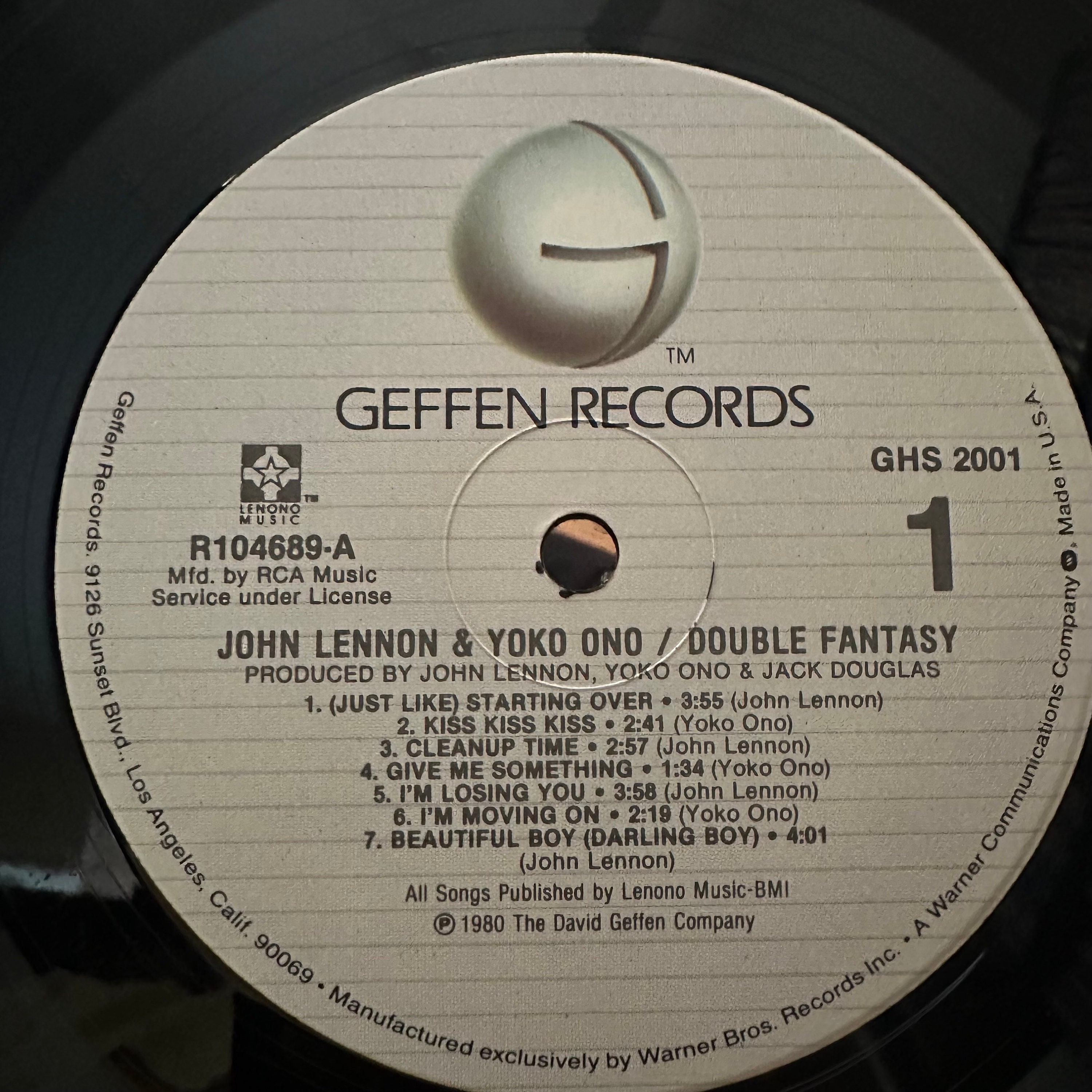 John Lennon & Yoko Ono / Double Fantasy. Classic 1980 Vinyl LP. FREE ...