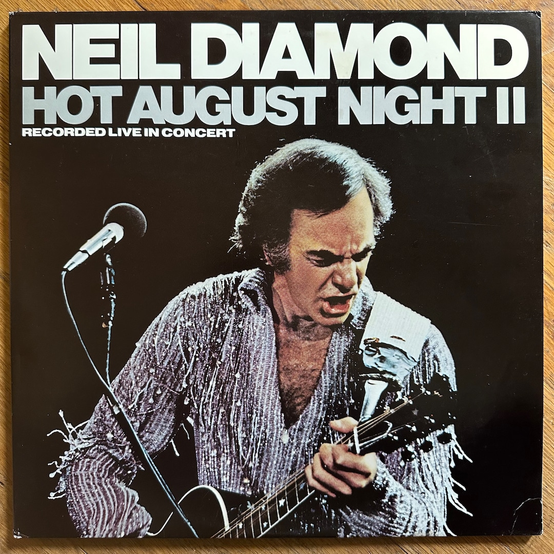 Neil Diamond / Hot August Night II. Classic Double Vinyl LP. Free ...