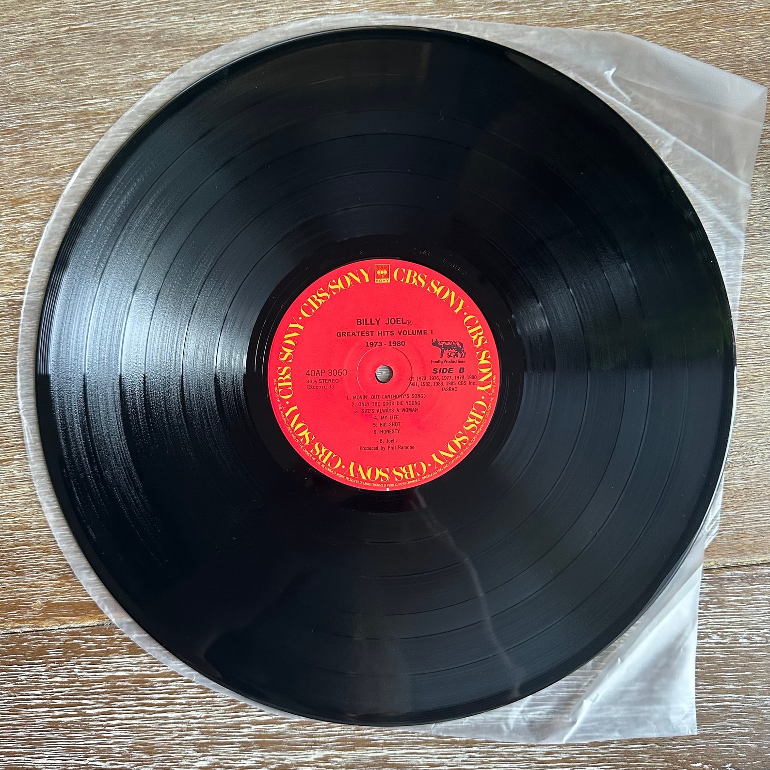 Billy Joel Greatest Hits Volume I & Volume II. Rare Audiophile Japanese ...