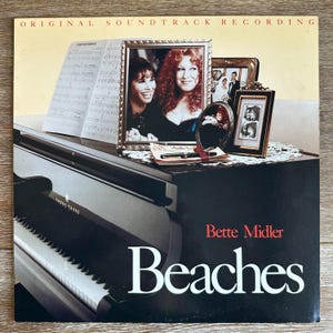 Bette Midler- Beaches Original Soundtrack Recording. Classic 1988 Vinyl ...