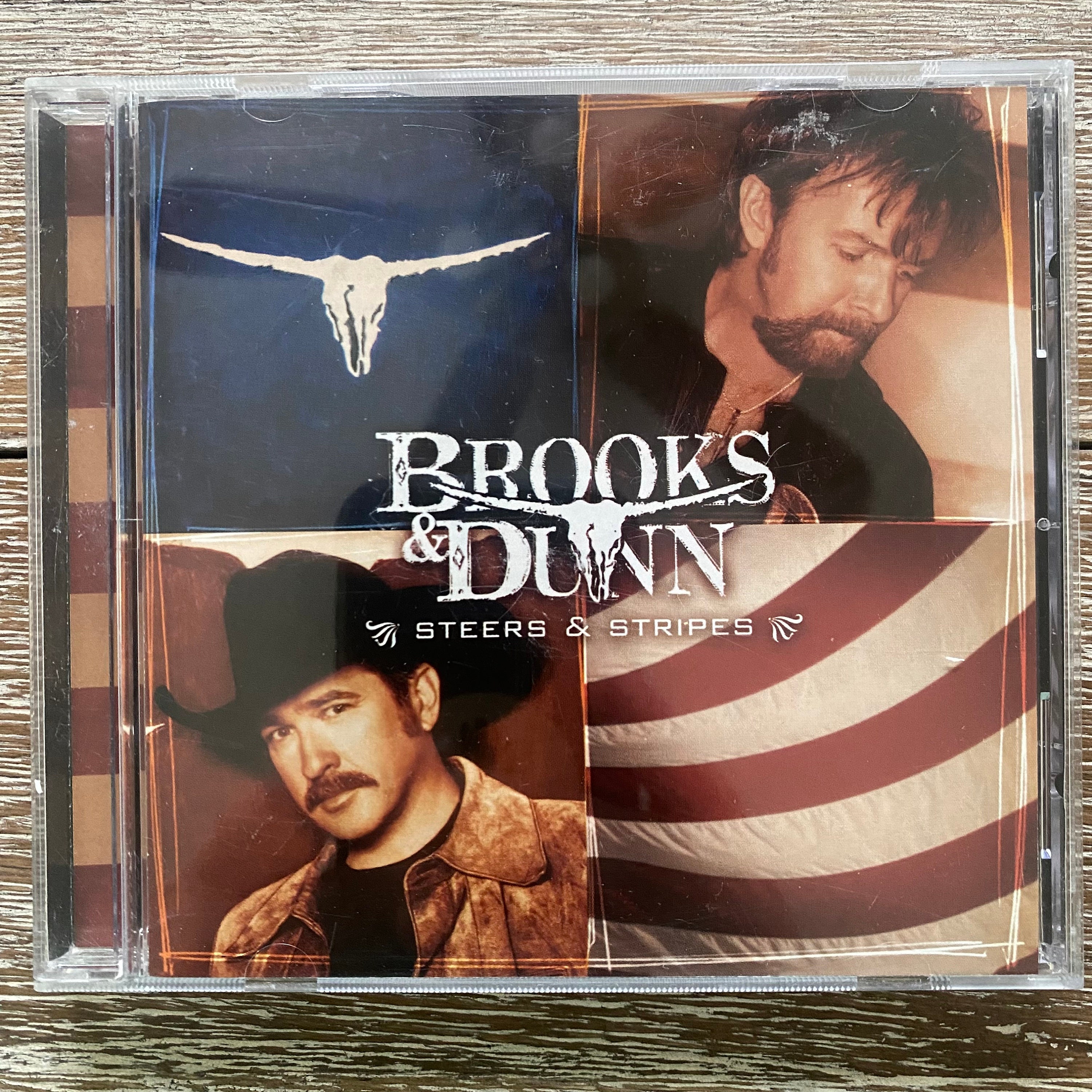 Brooks & Dunn / Steers and Stripes. Classic Country CD. FREE - Etsy