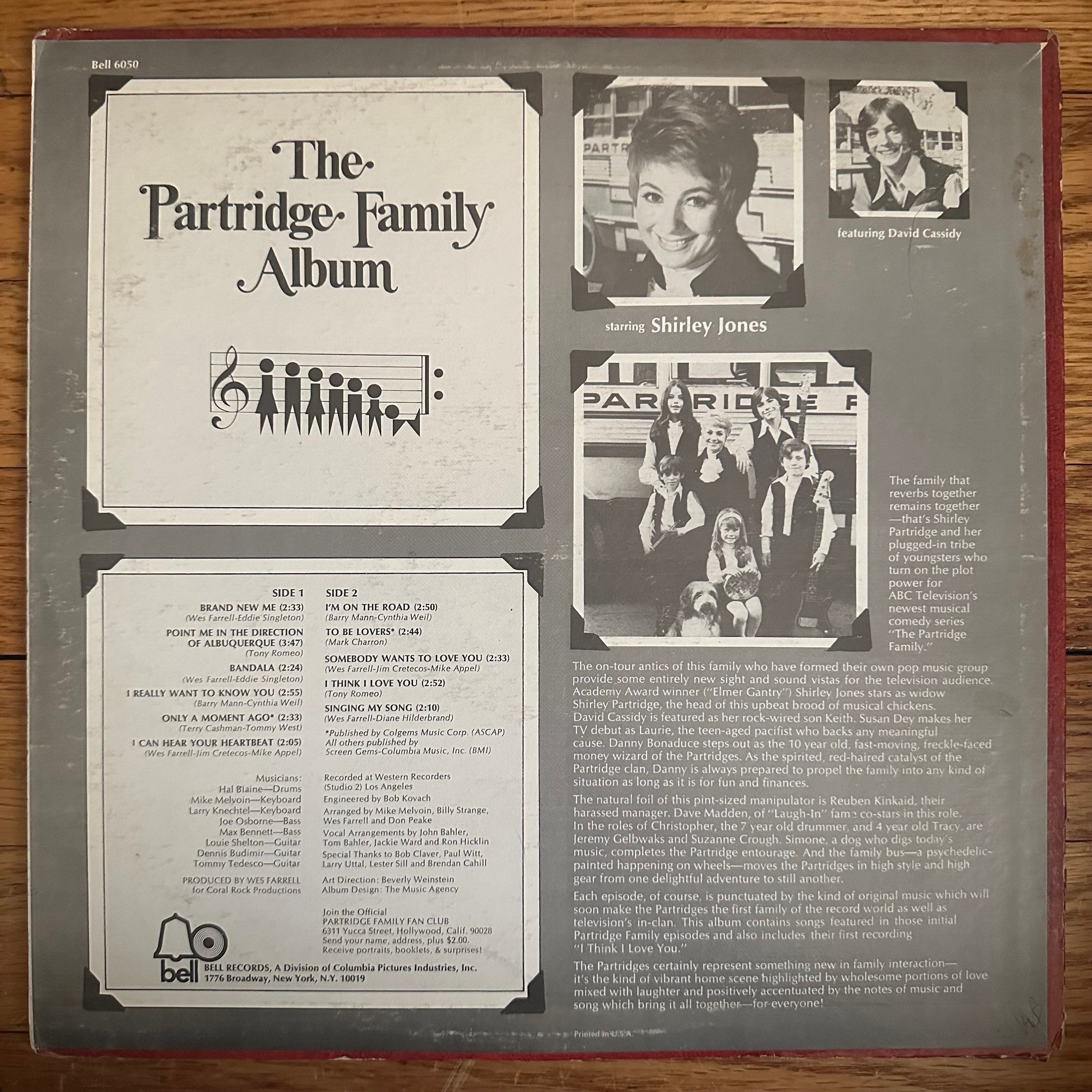 The Partridge Family Album. Vintage Vinyl LP. FREE SHIPPING - Etsy