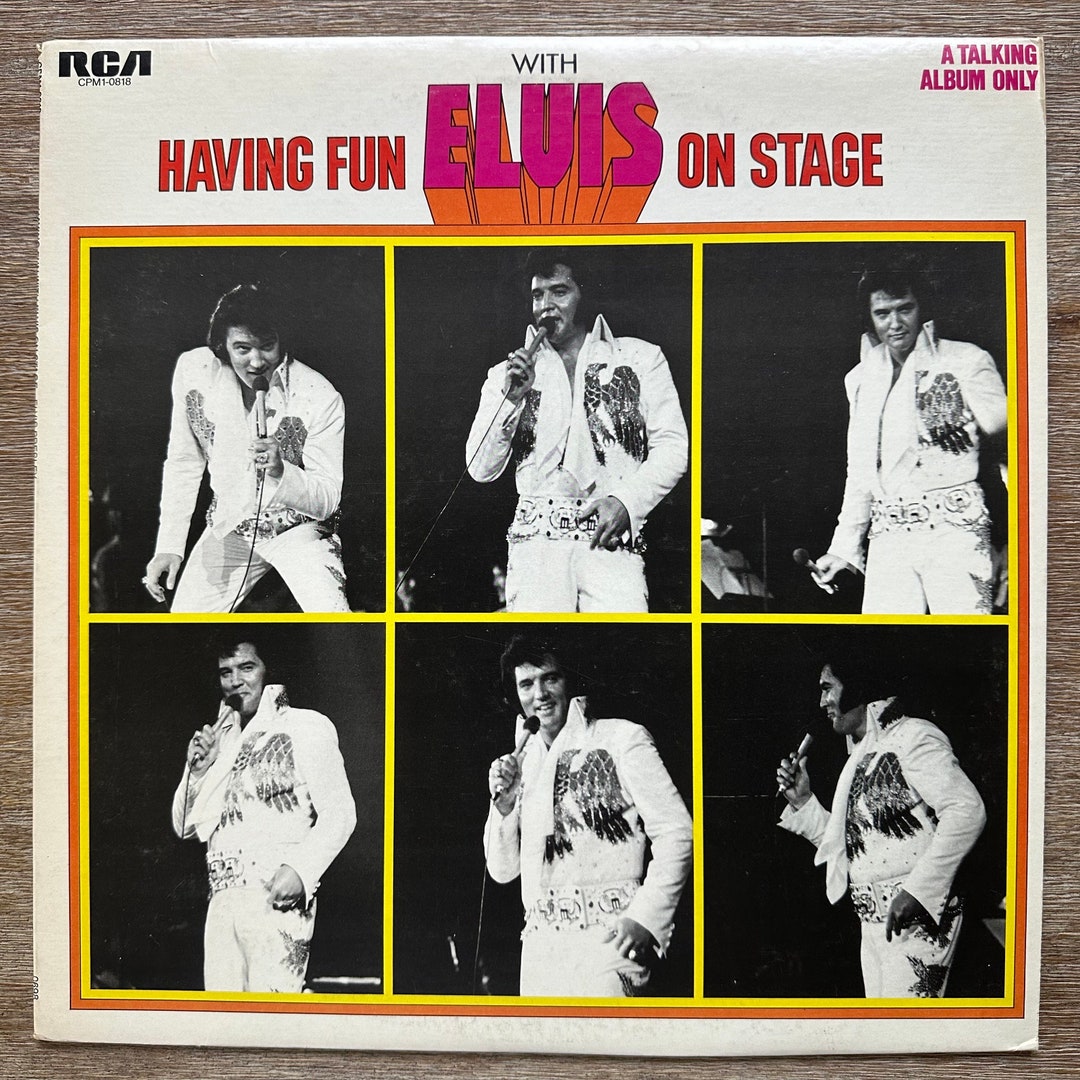 Elvis Presley / Having Fun With Elvis on Stage. Vintage Vinyl LP. FREE ...