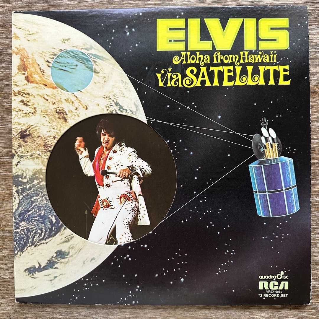 Elvis Presley Aloha From Hawaii via Satellite. CLASSIC 70’s Vinyl Album ...