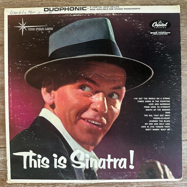 Vinyl Sinatra - Etsy