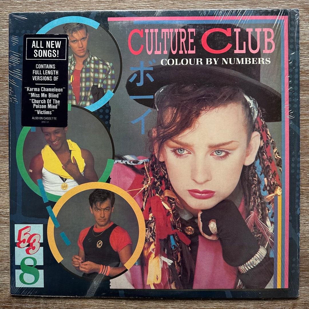 Culture Club - Colour by Numbers. 1983 Vinyl Album. FREE SHIPPING! - Etsy