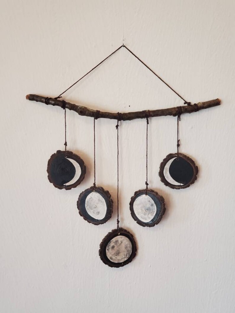Moon Phases Wall Hanger - Etsy