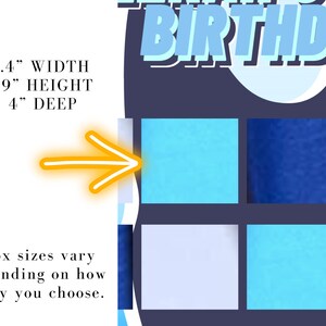 Bluey Inspired! Theme Punch Prize Box Party Favor Game, Get a Prize ...