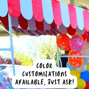 CARNIVAL Tabletop Canopy, Carnival Birthday, Carnival Themed Party ...