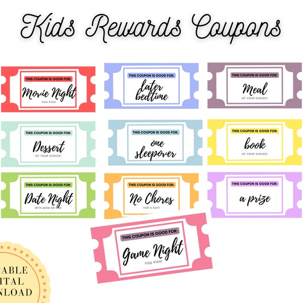Reward Ticket Clipart - Etsy