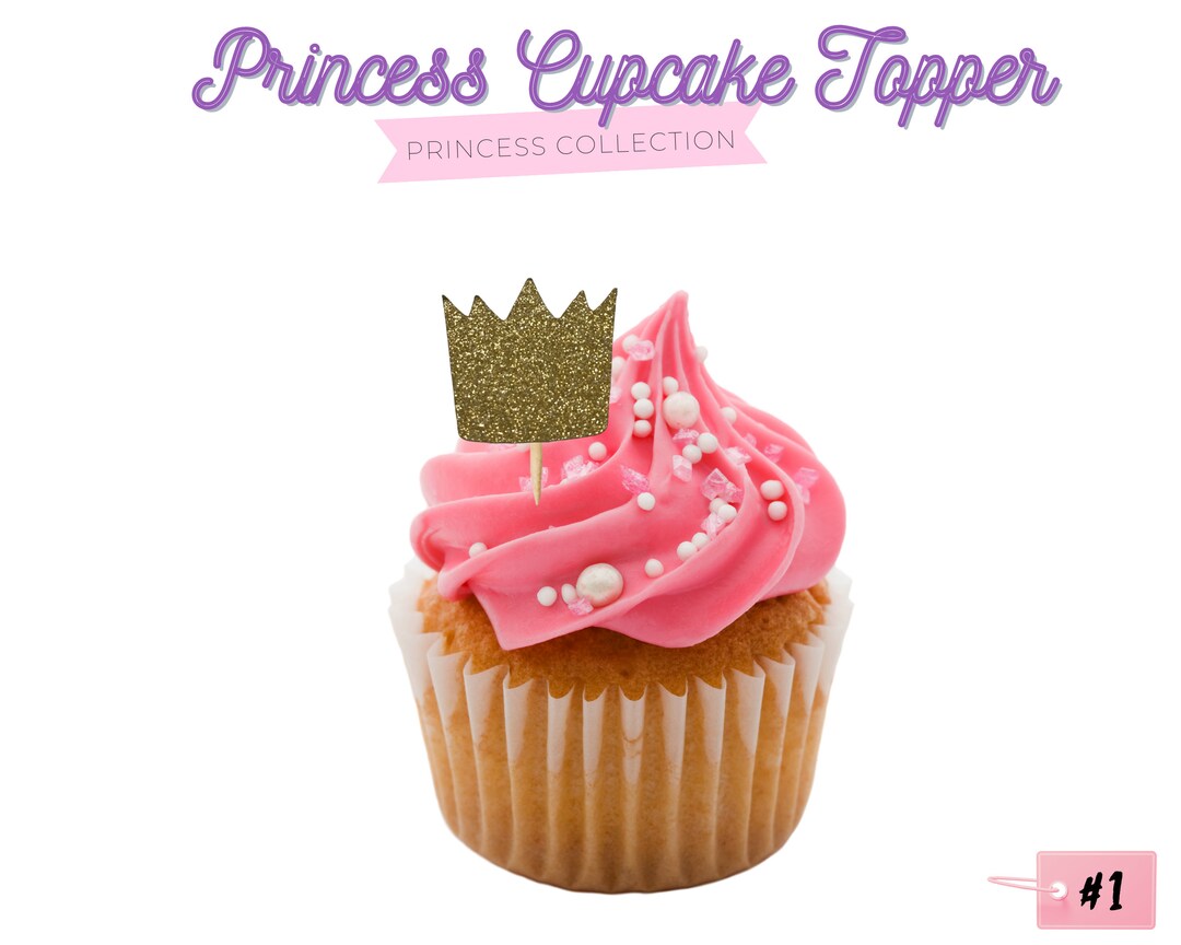 PRINCESS Birthday Personalized Cake Topper, Birthday Topper, Cake ...