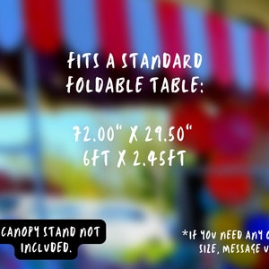 CARNIVAL Tabletop Canopy, Carnival Birthday, Carnival Themed Party ...