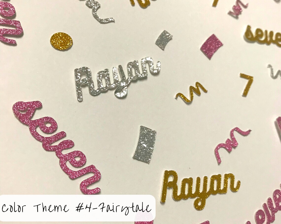 Personalized Birthday Confetti Custom Confetti Personalized | Etsy