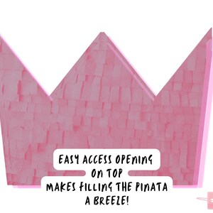 Crown Pinata, Princess Crown, Princess Themed, Pink Pinata, Pull String ...