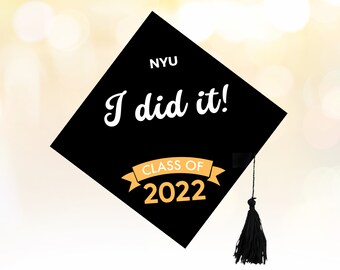 Graduation Cap Topper Printable Born to Make History DIY - Etsy