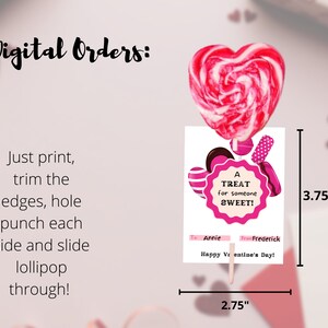 Kids Valentine Lollipop Holder - Sweet Treats Valentine Cards ...