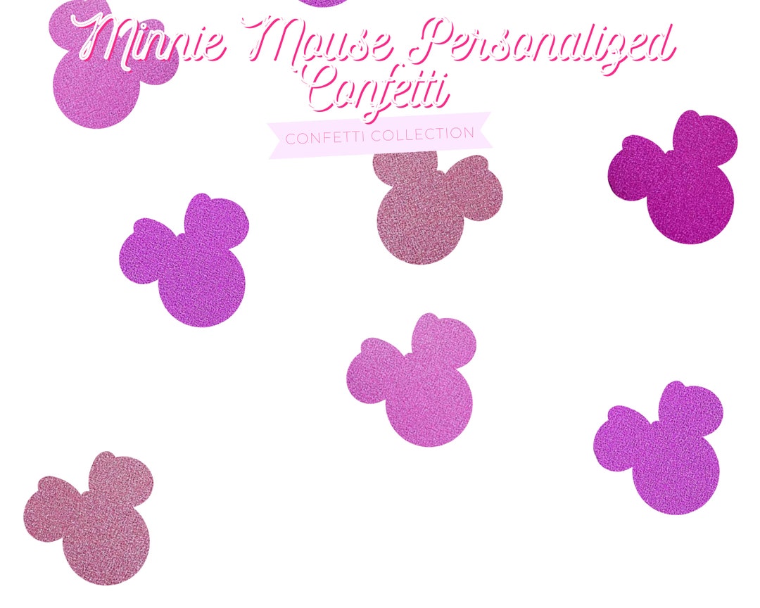 Personalized Minnie Mouse Confetti, Custom Confetti, Personalized ...