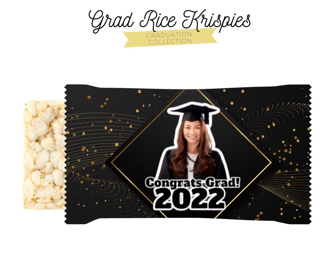 GRADUATION Personalized Rice Krispies, Rice Krispies Wrapper, Class of ...