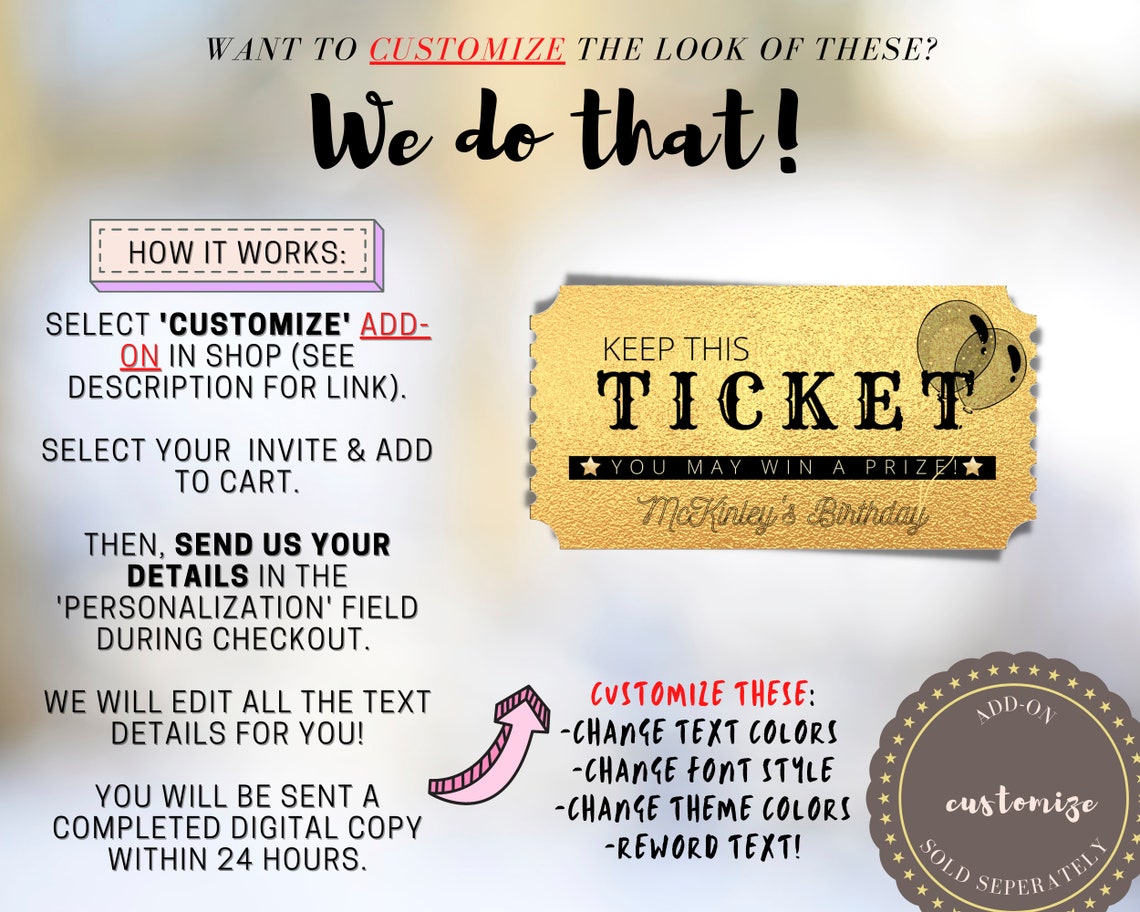 GOLDEN TICKET Clipart Printable Reward Ticket Gold Coupon Kids - Etsy