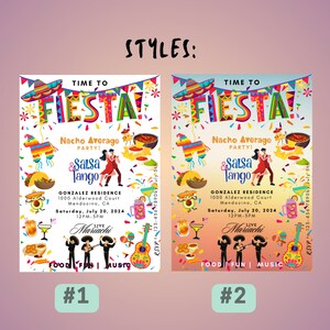 EDITABLE Fiesta - Invitation. Fiesta Theme Invitation. Mexican Party ...