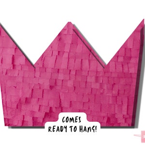 Crown Pinata, Princess Crown, Princess Themed, Pink Pinata, Pull String ...