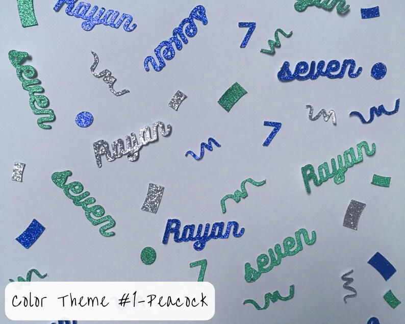 Personalized Birthday Confetti Custom Confetti Personalized | Etsy