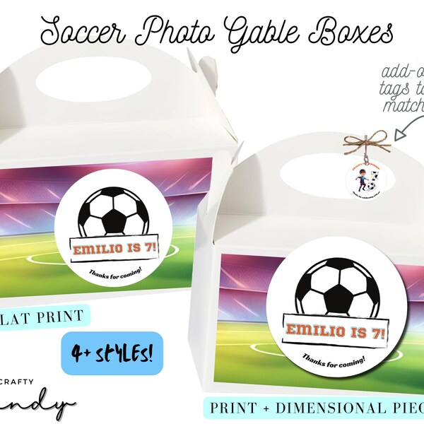 Soccer Gable Box - Etsy