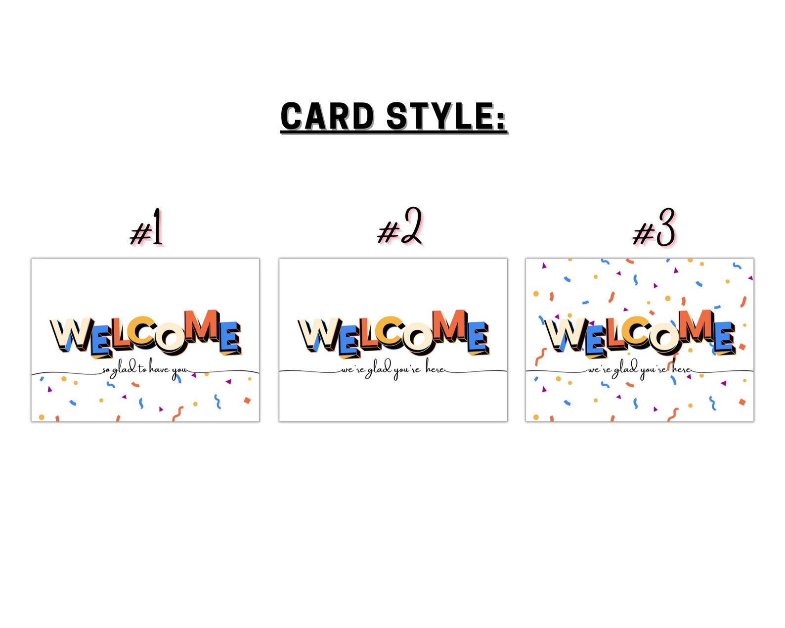 Welcome Card Welcome Card Welcome Greeting Printable Card - Etsy