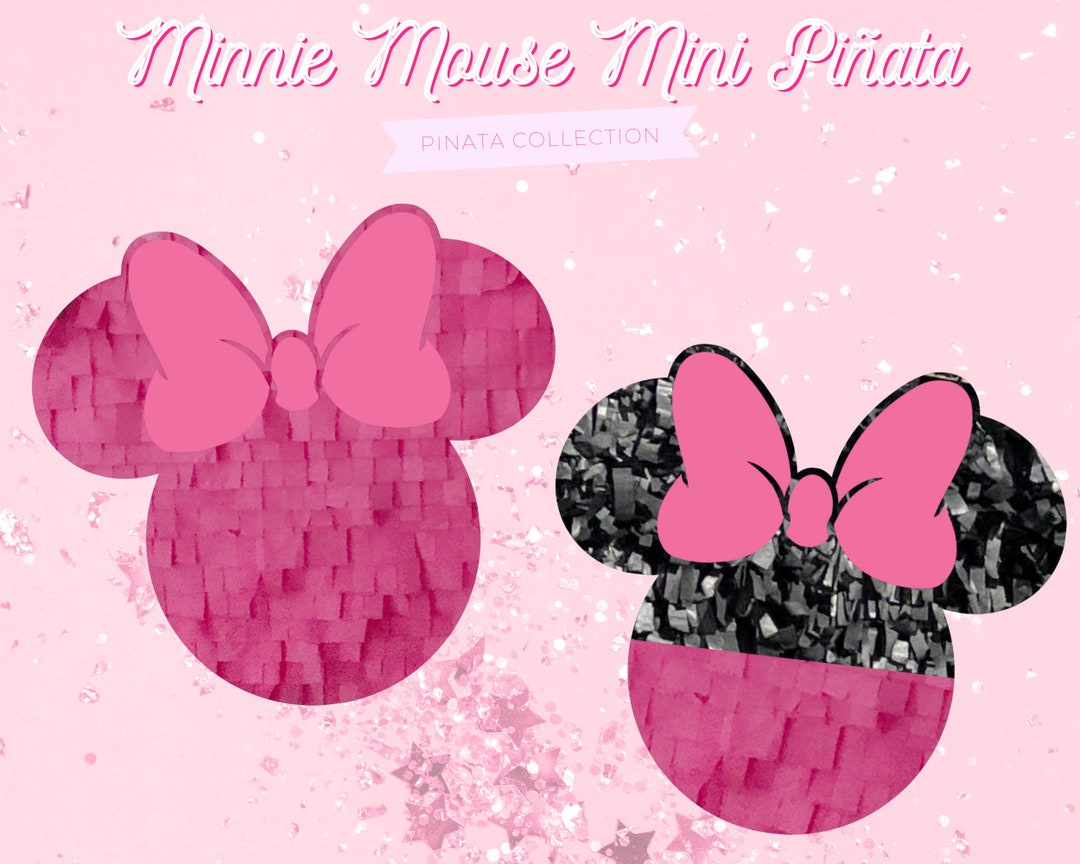 MINI Minnie Mouse Pinata, Minnie Mousetheme, Minnie Mouse Party, Mini ...