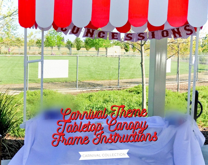 Table-top Canopy With Custom Awning - Etsy